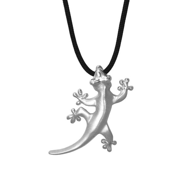 Gecko Necklace - Etsy