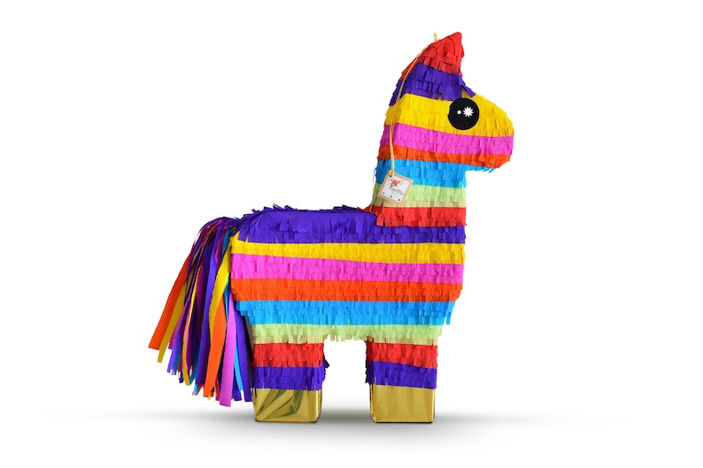 Colorful Burro Piñata - Etsy