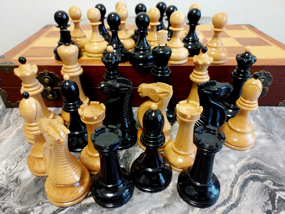 GM Supreme // Chess Set//reproduction Grandmasters Chess Set USSR ...