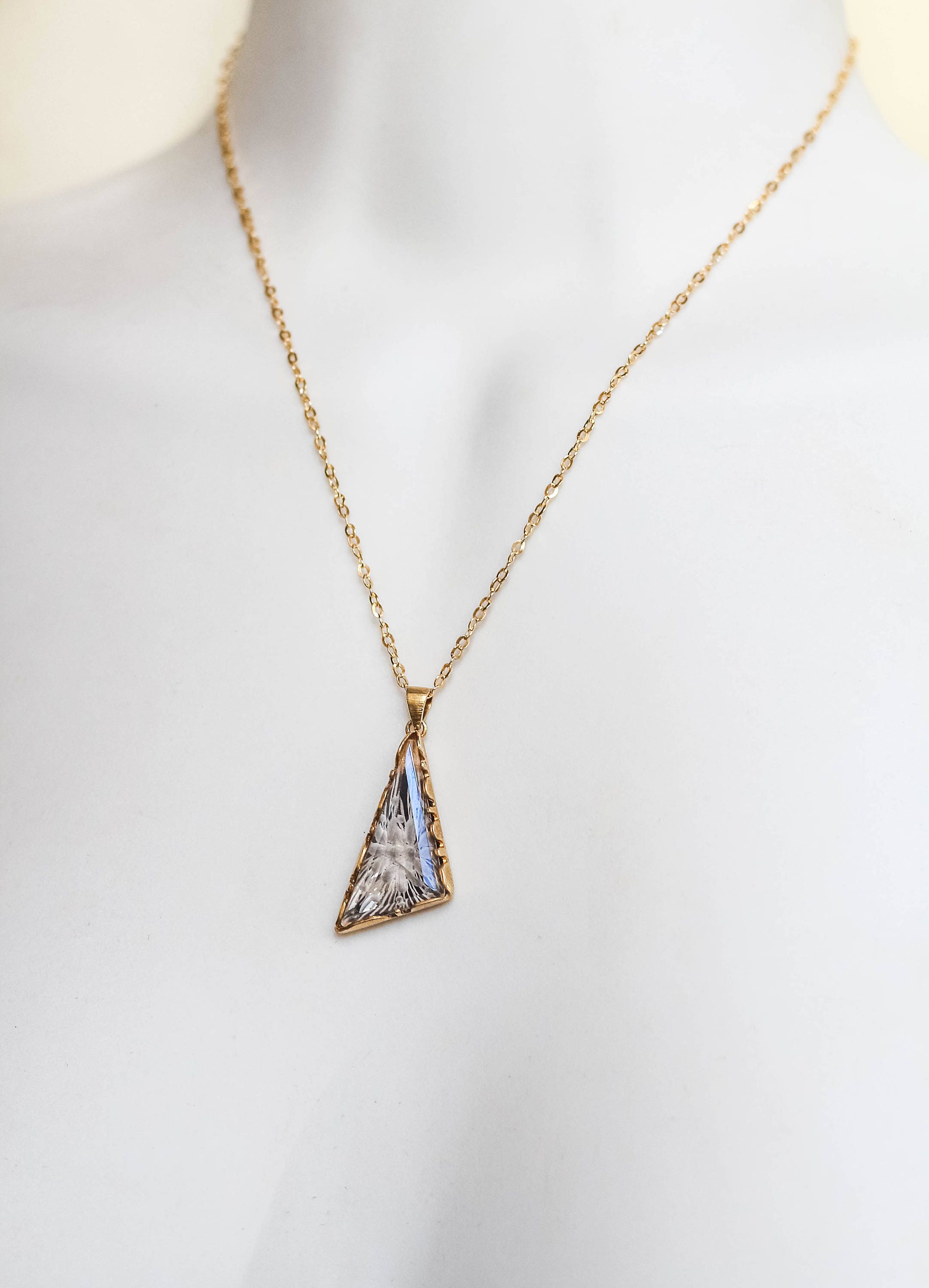 Rock Crystal Pendant Intaglio Pendant Sterling Silver - Etsy