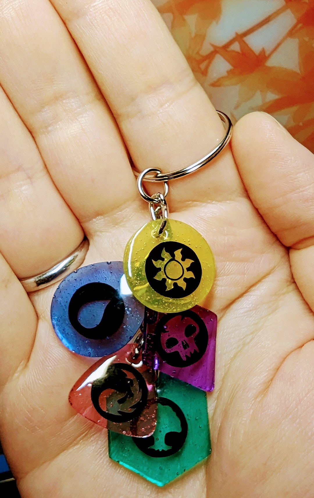 Magic the Gathering Keychain - Resin - Etsy