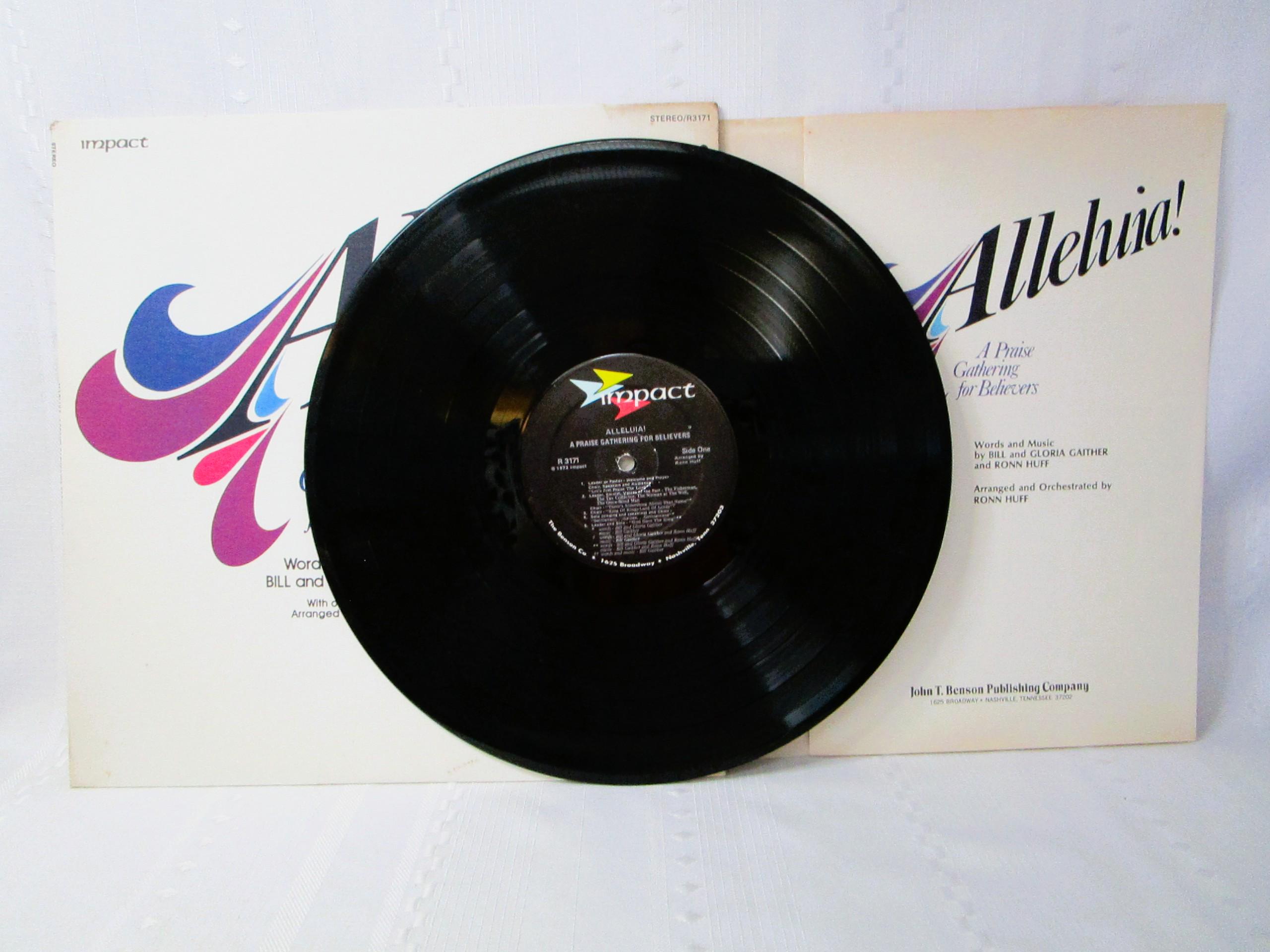 Music Album, Bill and Gloria Gaither and Ronn Huff, Alleluia, A Praise ...