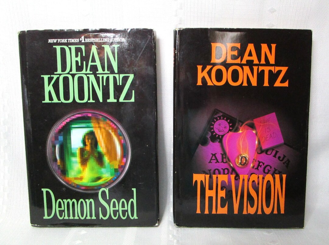 Vintage Books * Dean Koontz * Demon Seed * the Vision * 1125 - Etsy