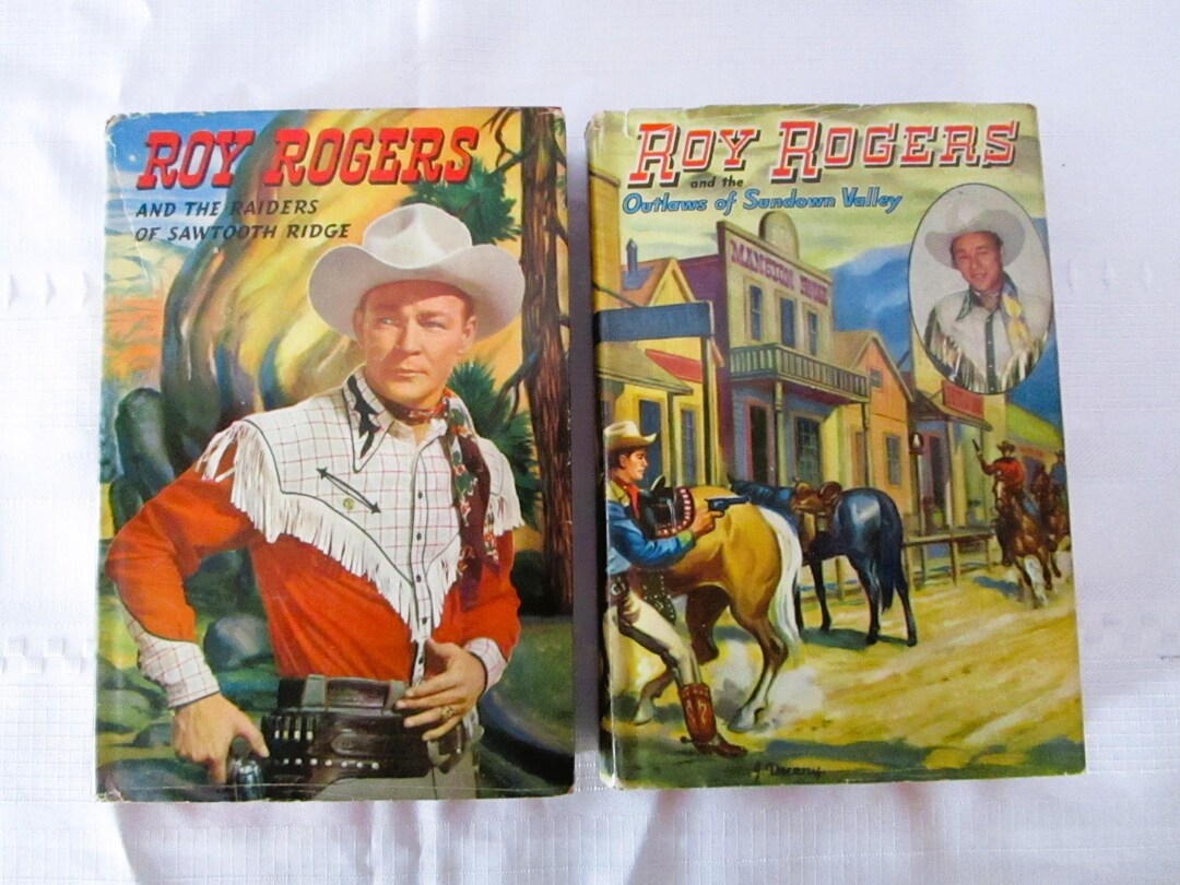 Roy Rogers Hardcover Books, Outlaws of Sundown Valley, the Raiders of ...