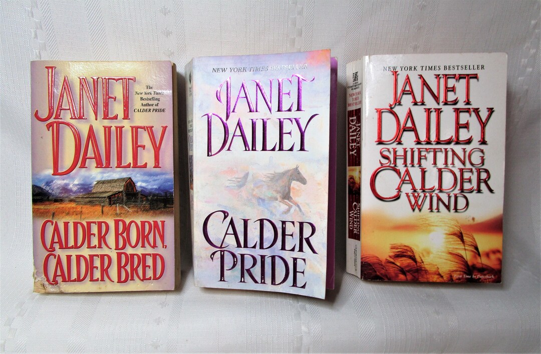 CLEARANCE ITEM * Janet Daily Books * Calder Born Calder Bred. Calder Pride. Shifting Calder Wind ...