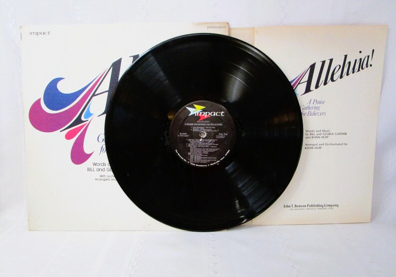 Music Album, Bill and Gloria Gaither and Ronn Huff, Alleluia, A Praise ...