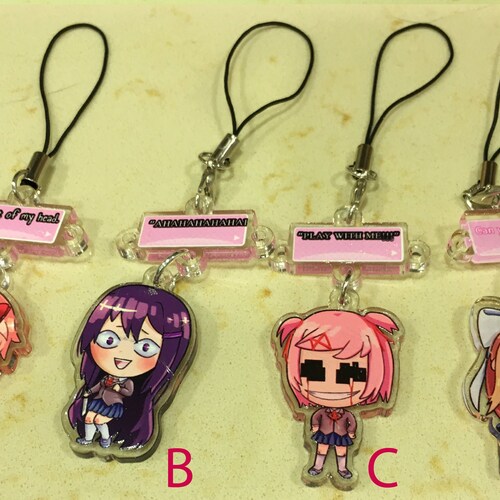 DDLC Doki Doki Literature Club Yuri Vinyl Sticker | Etsy