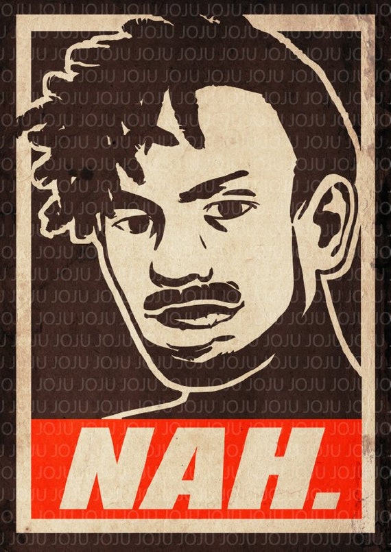 Nah. Killmonger Sticker or Postcard Art Print | Etsy