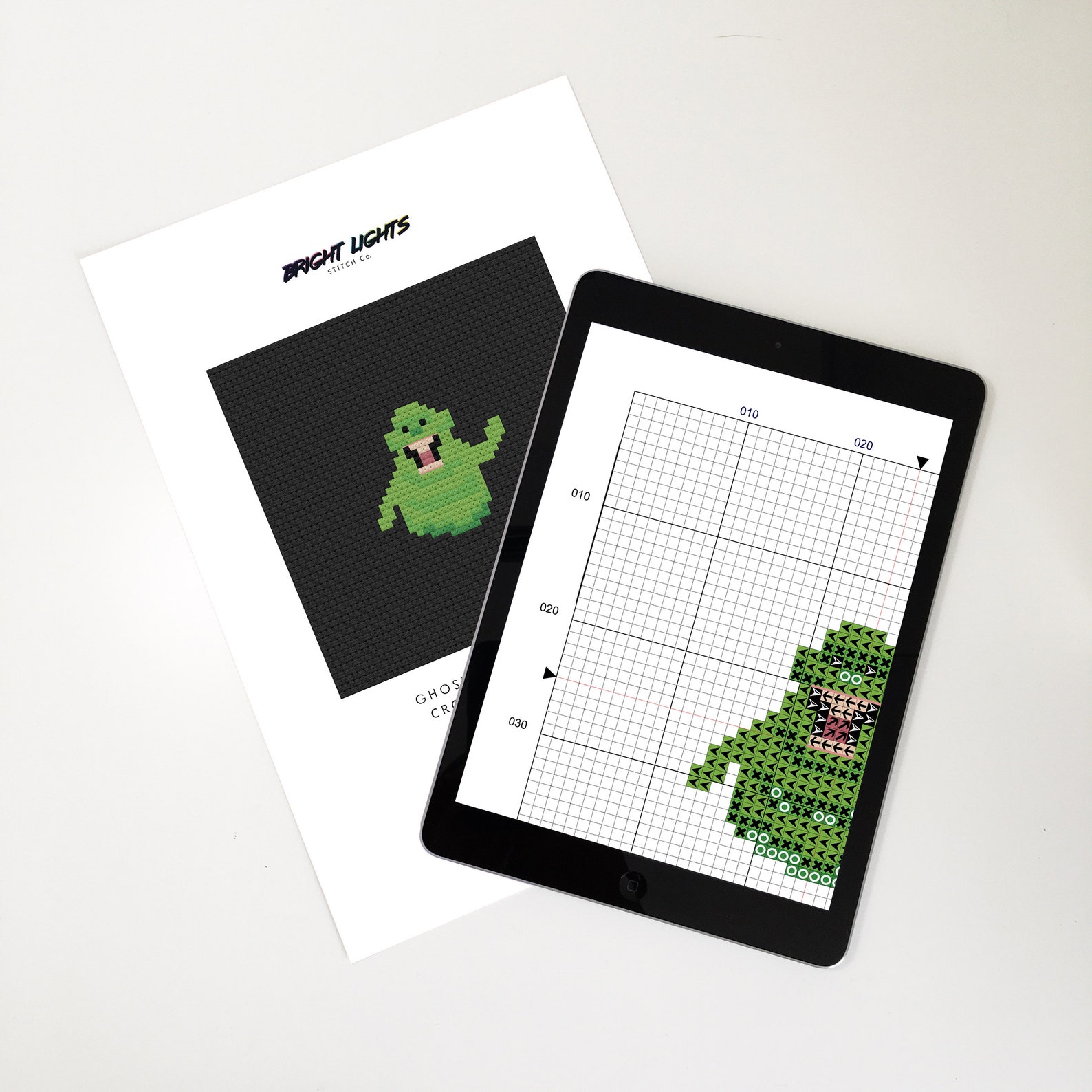 Ghostbusters Slimer Ghost Cross Stitch Pattern Digital Download - 80s ...