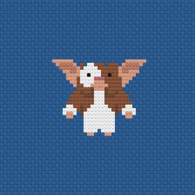 Gremlins Gizmo Mogwai Cross Stitch Pattern Digital Download - 80s ...