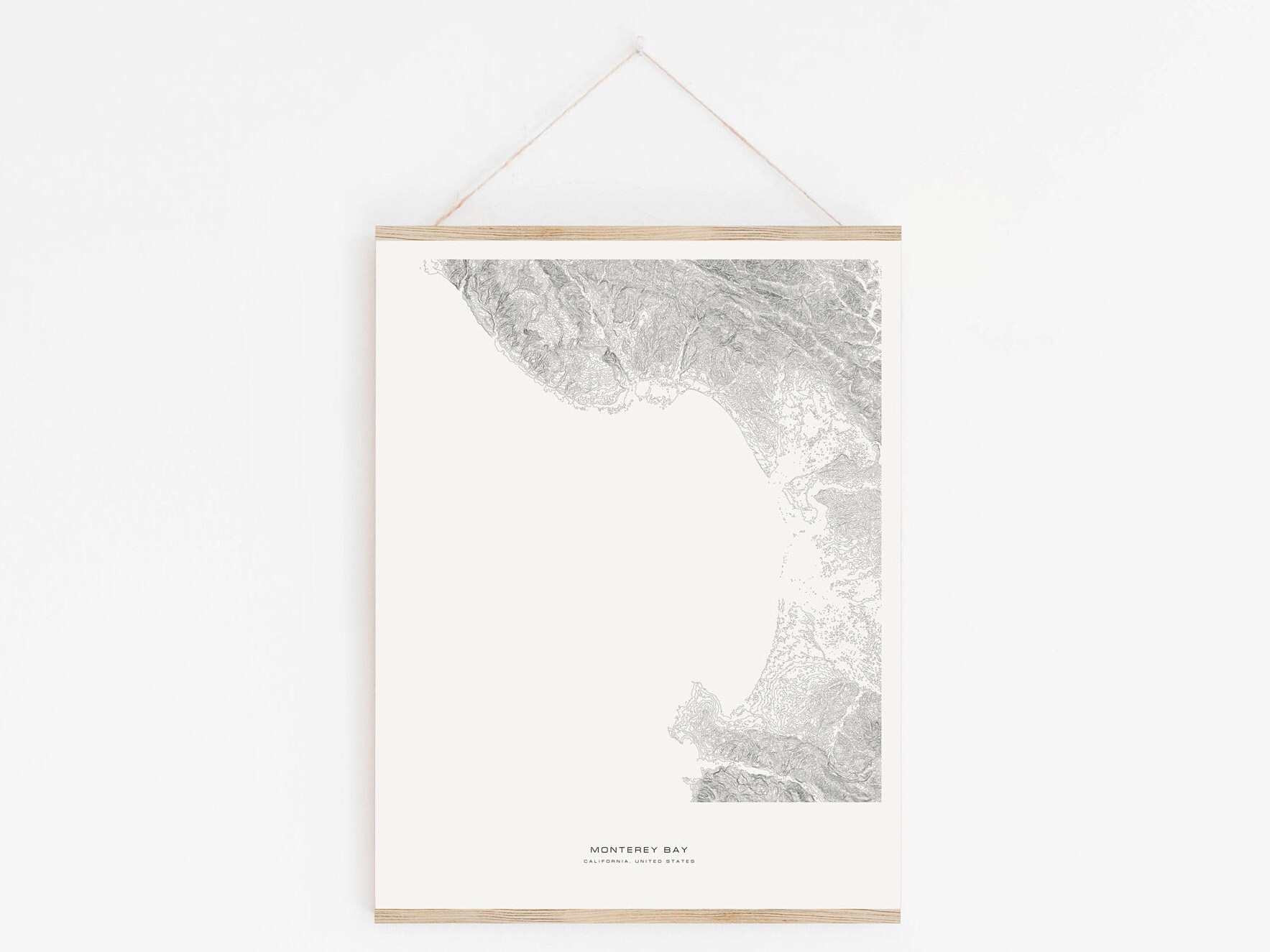 Art & Collectibles geology gifts Geology map poster Of Monterey Bay ...