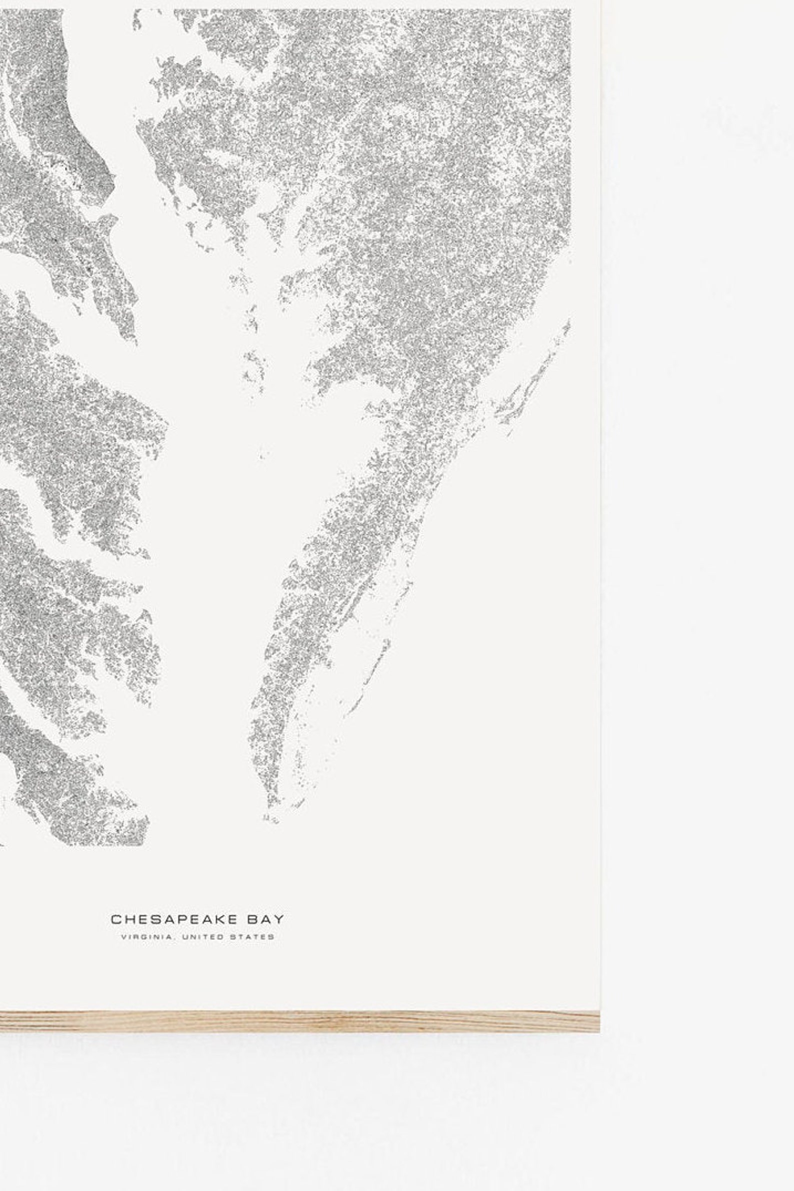 Chesapeake Bay topo map Chesapeake Bay Print Geology map | Etsy