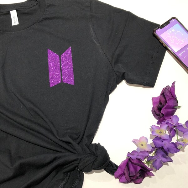 Bts Logo Only One T Shirt - Etsy