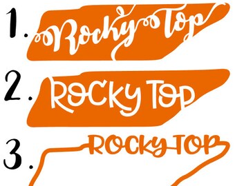 Rocky top decal | Etsy