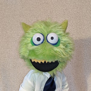 Monster Puppet Custom Green Professional Style - Etsy