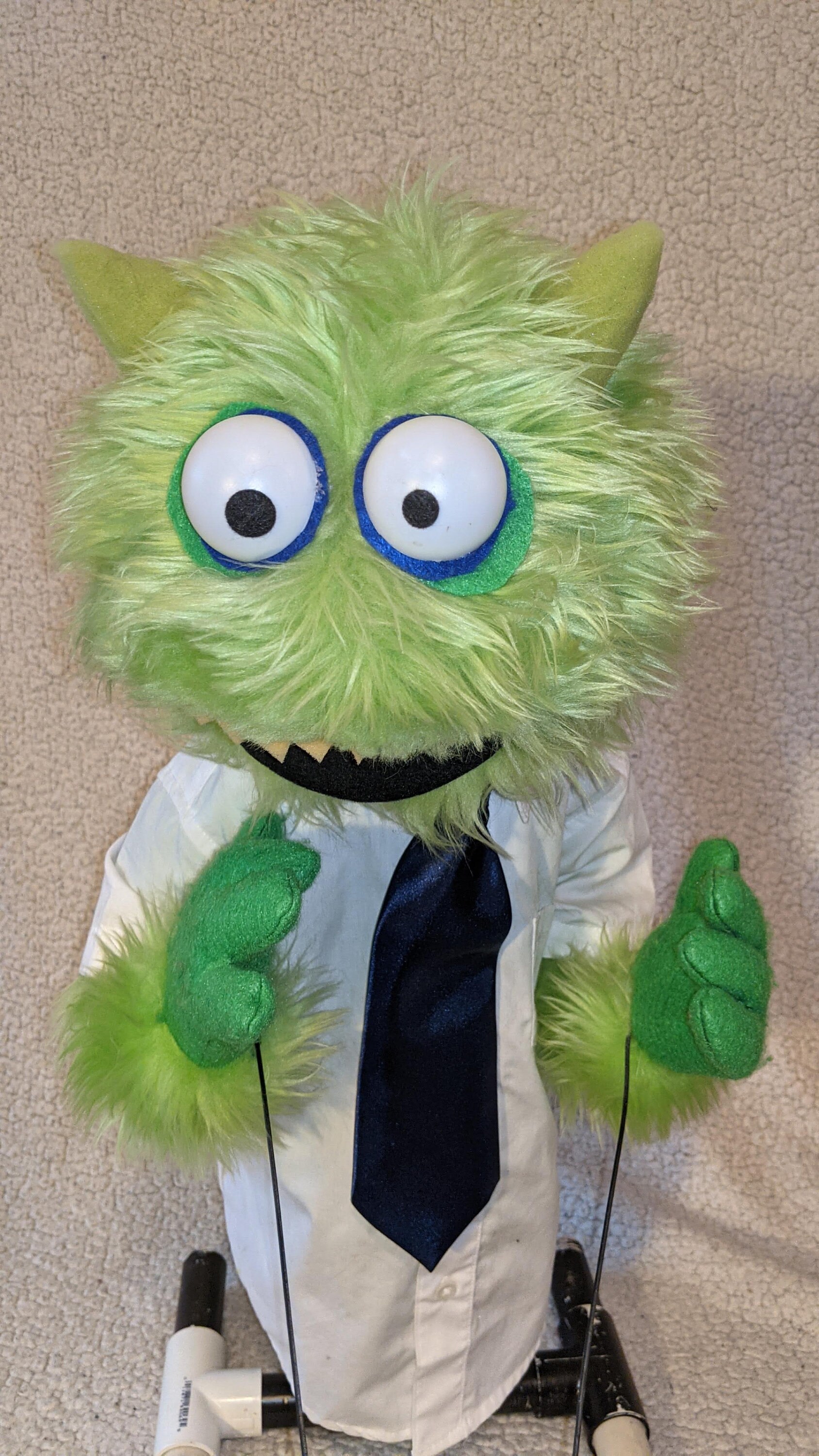 Monster Puppet Custom Green Professional Style - Etsy