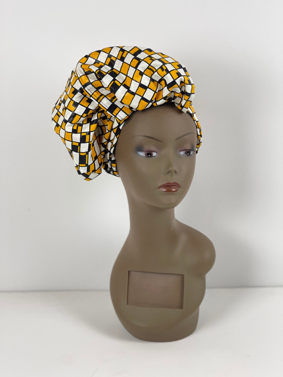African Print Ankara Pre Tied Head Wrap Ankara Turban Etsy
