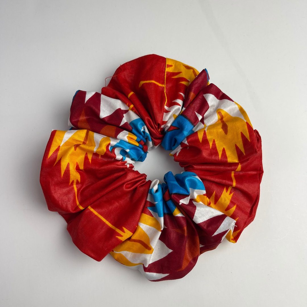 African Print Ankara XXL Cotton Scrunchie - Etsy