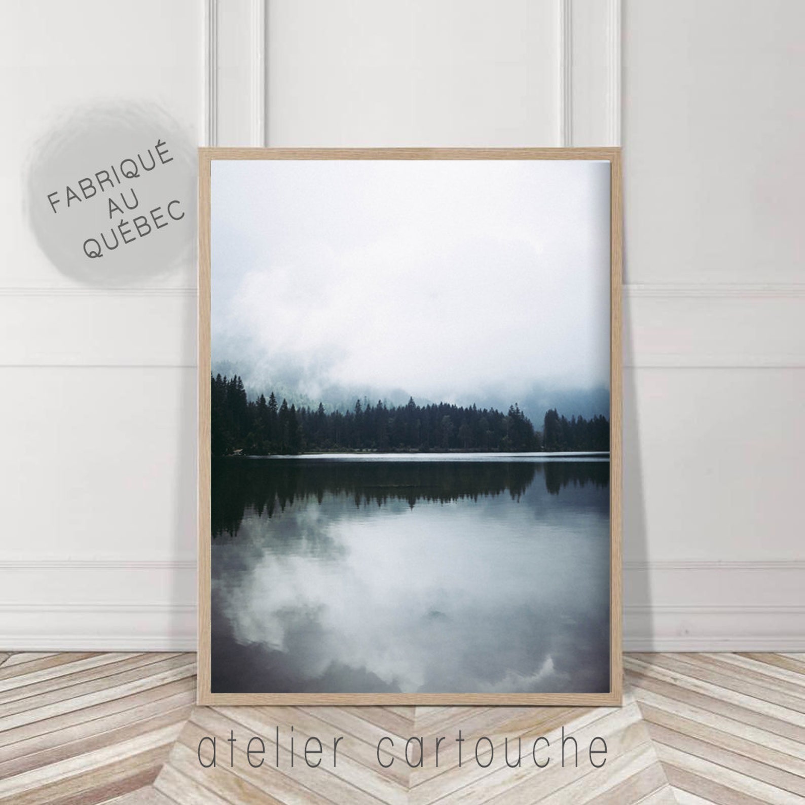Watercolor Lake Print Landscape Water Color Painting Wall | Etsy