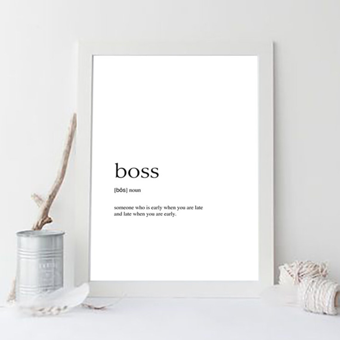 Boss Definition Print Digital Download Home Office Print - Etsy Canada