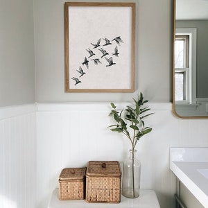 Flying Birds Print Bird Wall Art Flying Birds Digital Print - Etsy Canada