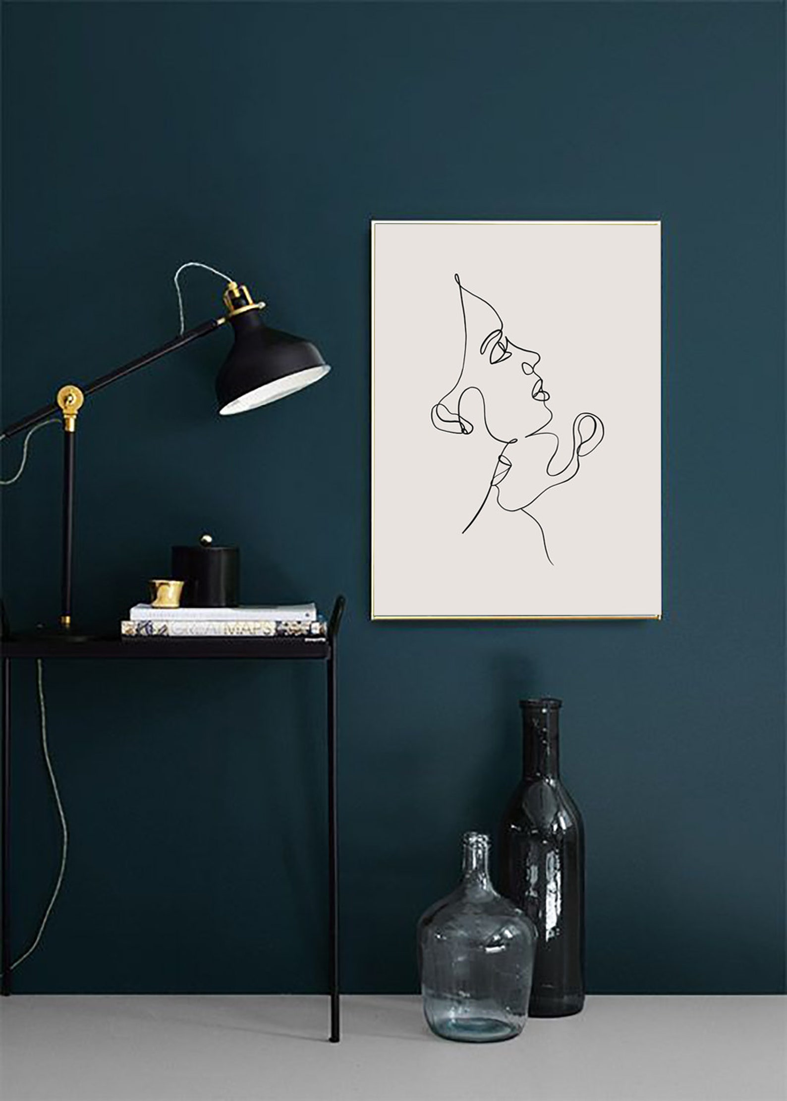 Couple One Line Poster Abstract Art One Line Art Abstract - Etsy Canada