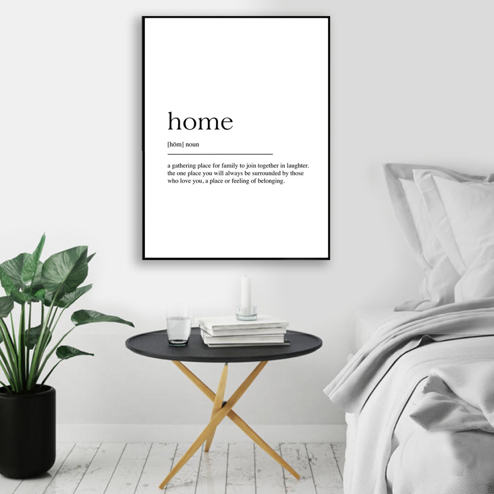 Home Definition Print Wall Art Print Quote Print Definition - Etsy