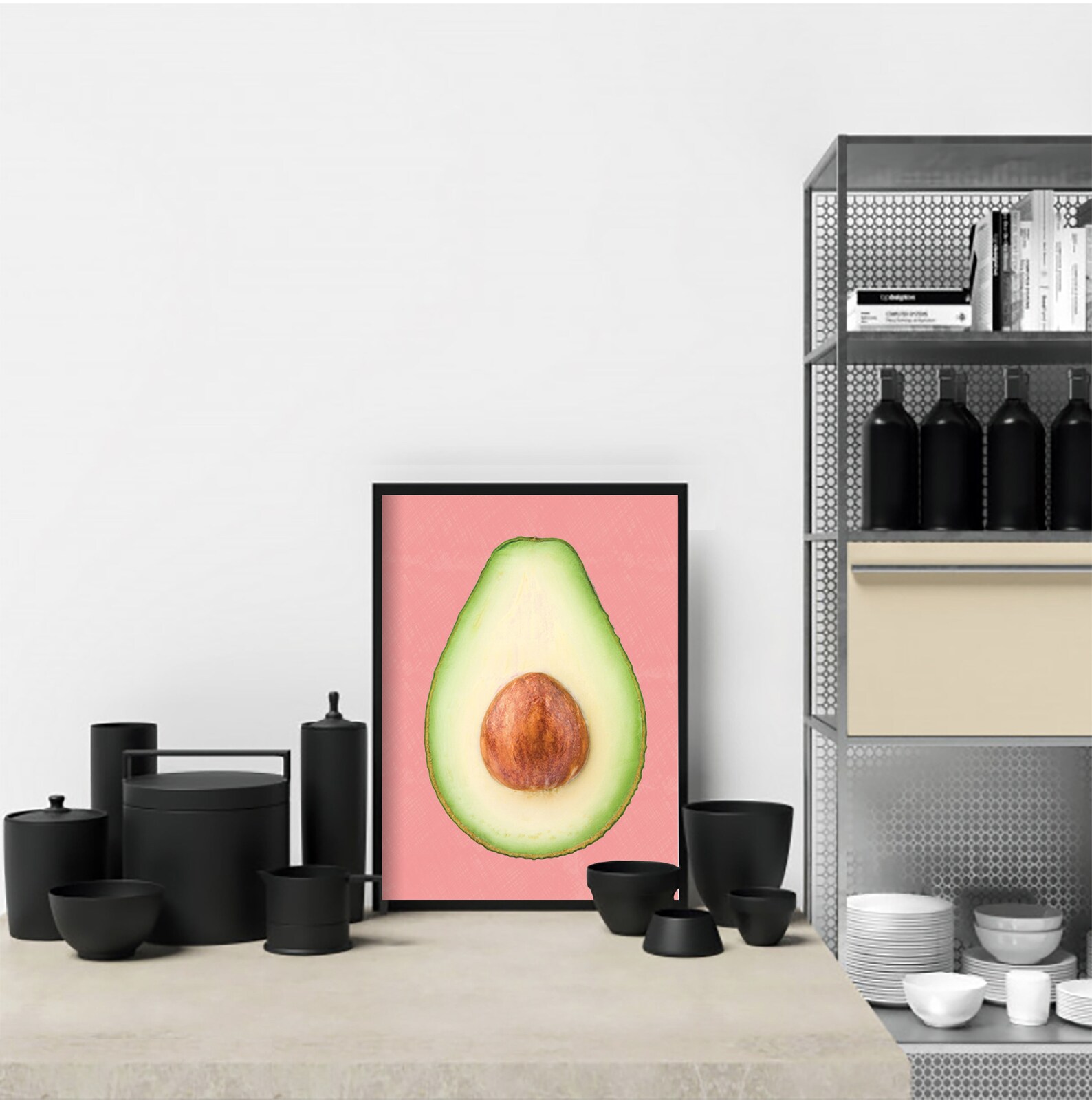 Avocado Poster Kitchen Wall Art Print Tropical Fruit - Etsy Canada