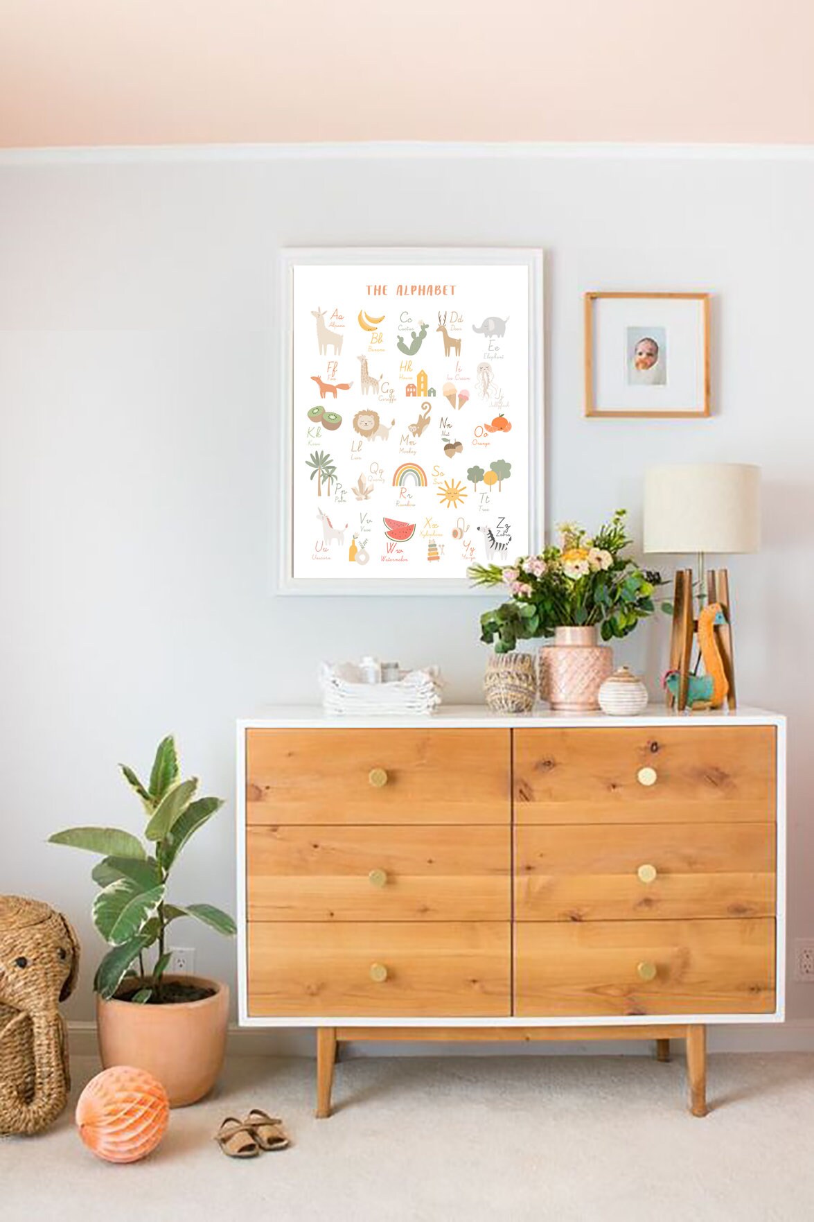 Scandinavian Alphabet Poster Educational Prints for Kids - Etsy