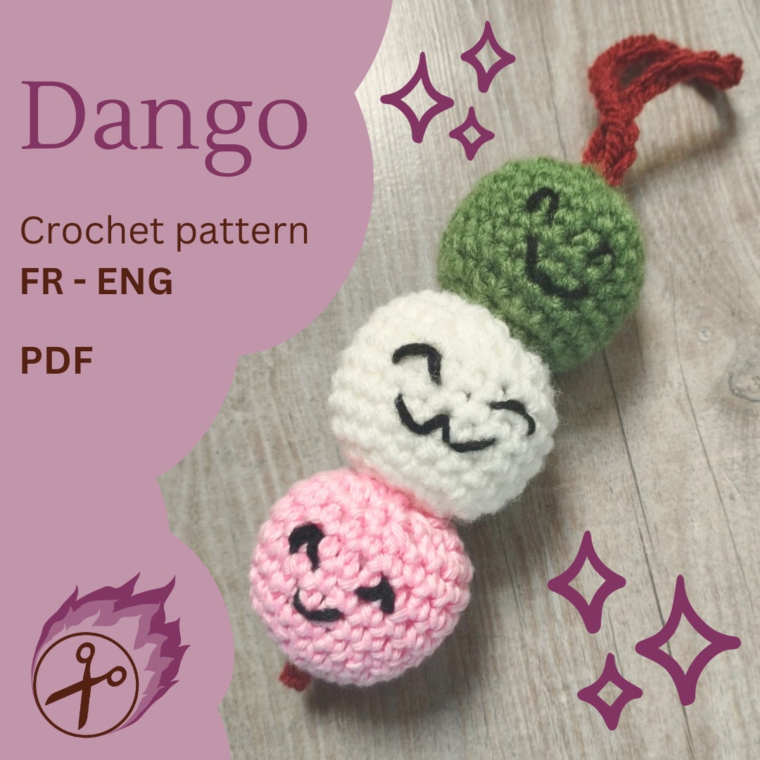 Dango Amigurumi Crochet Pattern - Etsy