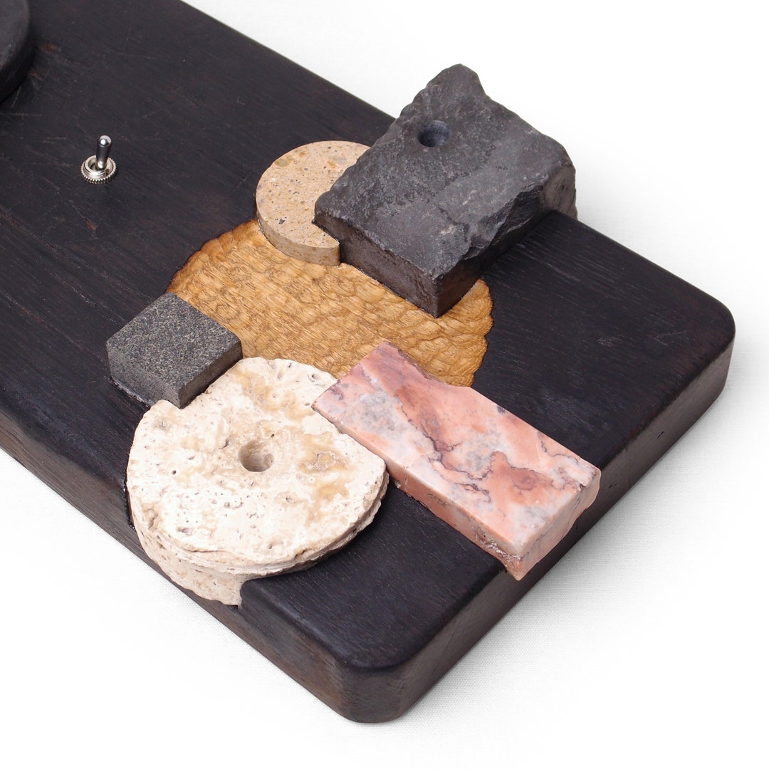 Puzzle Lamp Unique Table Lamp With Reused Chopping Board, Leftover ...