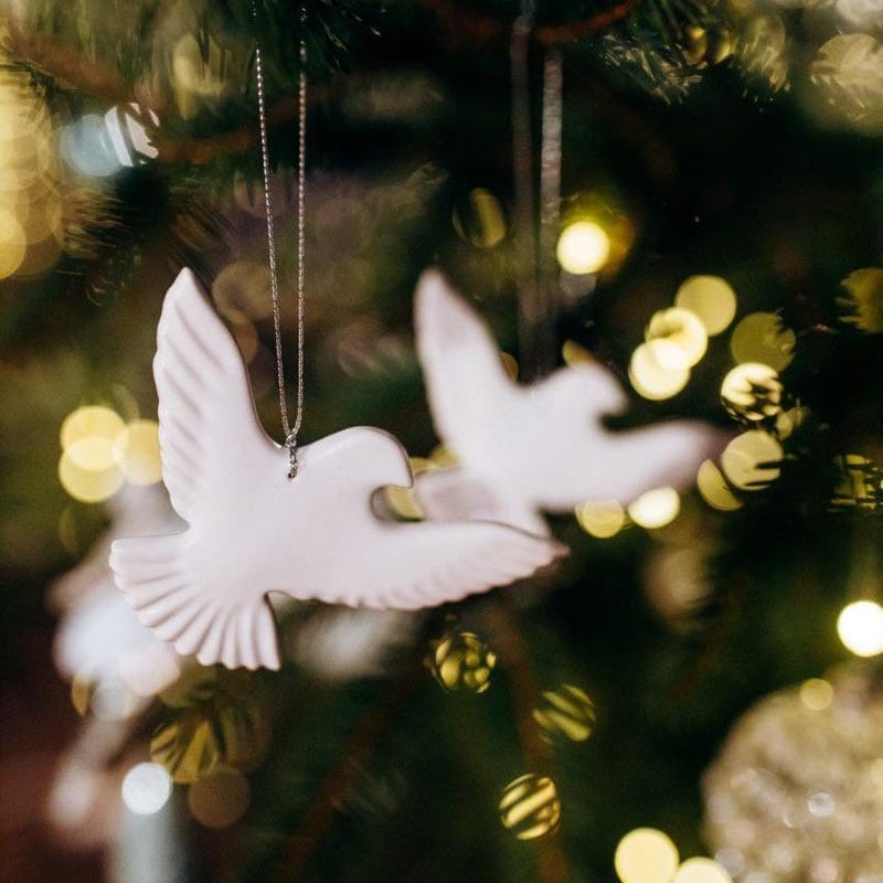 Turtle Dove Ornament - Etsy