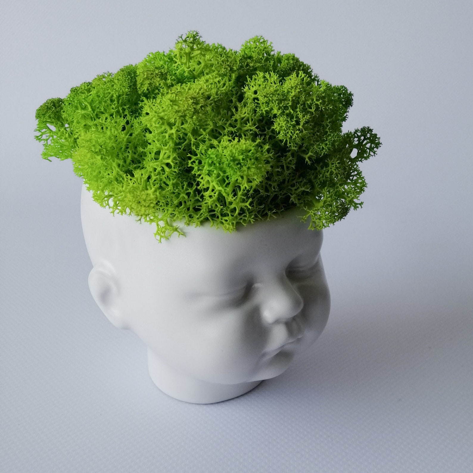 Cute Planter Face Plant Pot Plant Pot Doll Head Planter - Etsy