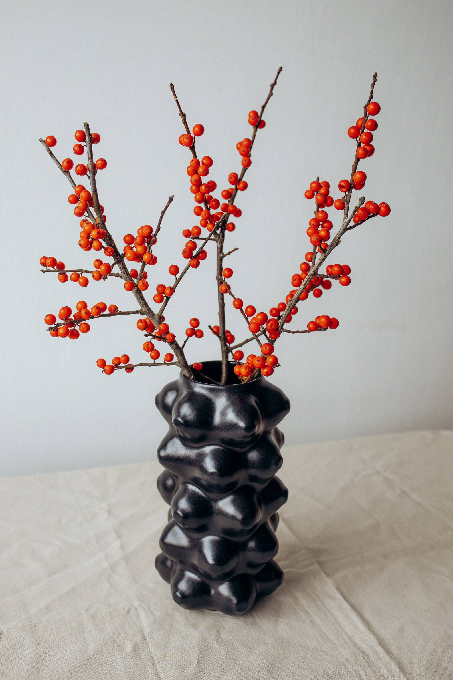 Ceramic Flower Vase, Modern Ceramic Vase, Wall Flower Decor, Flower ...