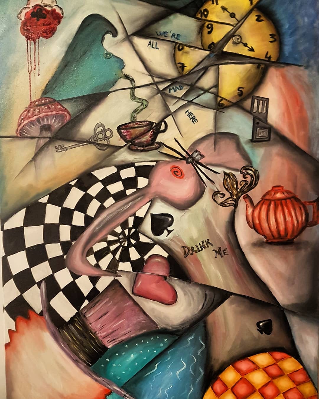 Alice in Wonderland Abstract - Etsy
