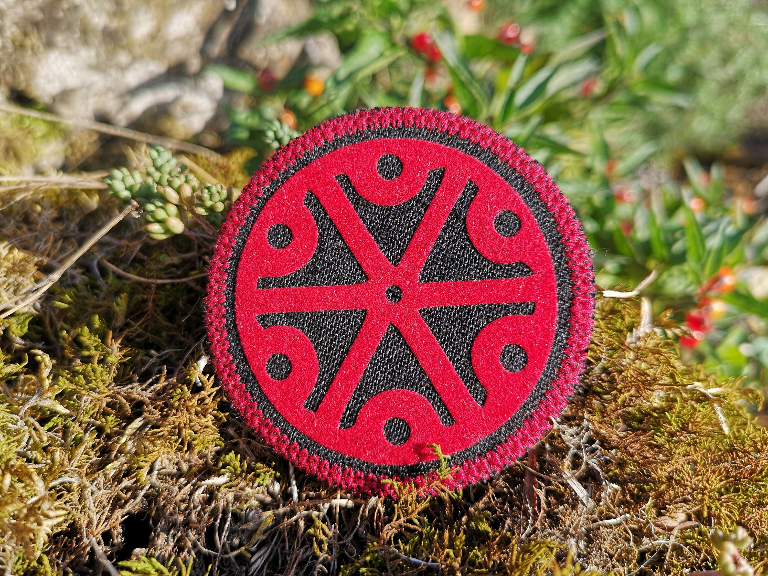 PERUN SYMBOL (linen Patch) Ø 6.6 Cm / 2.6 In - Etsy