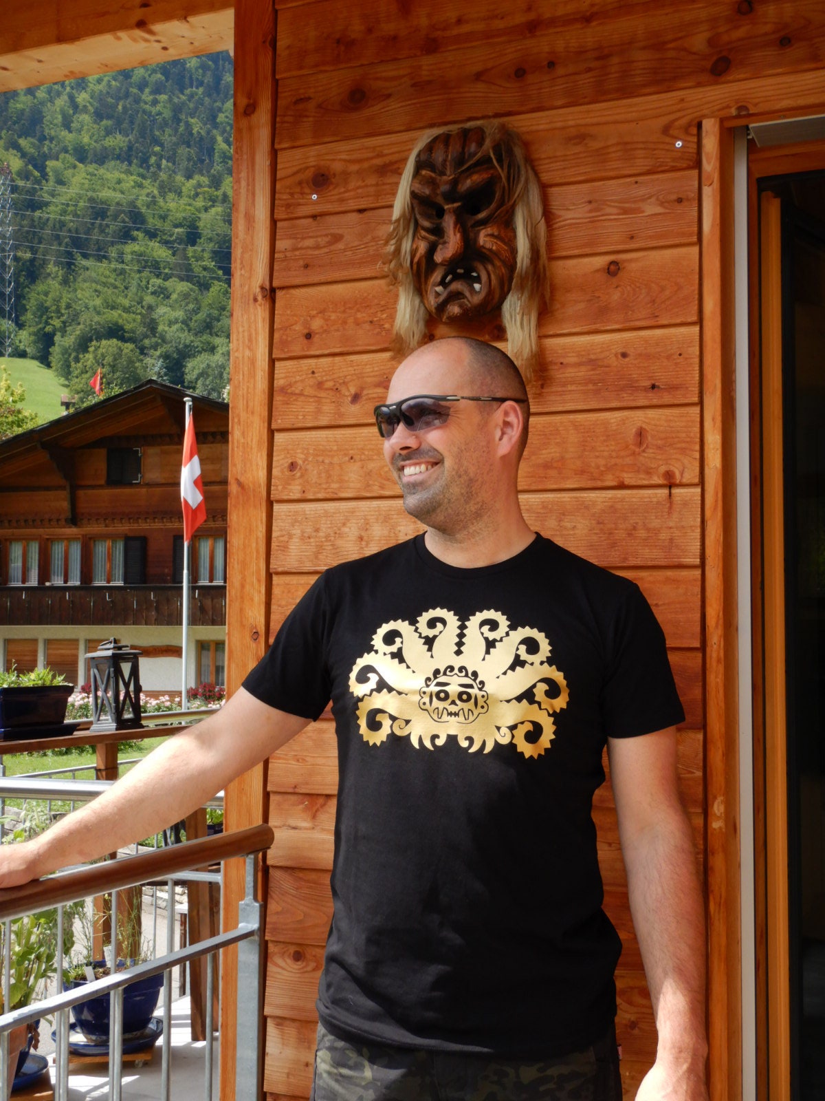 Golden Octopus Aztec Mythology Men's Organic Cotton | Etsy