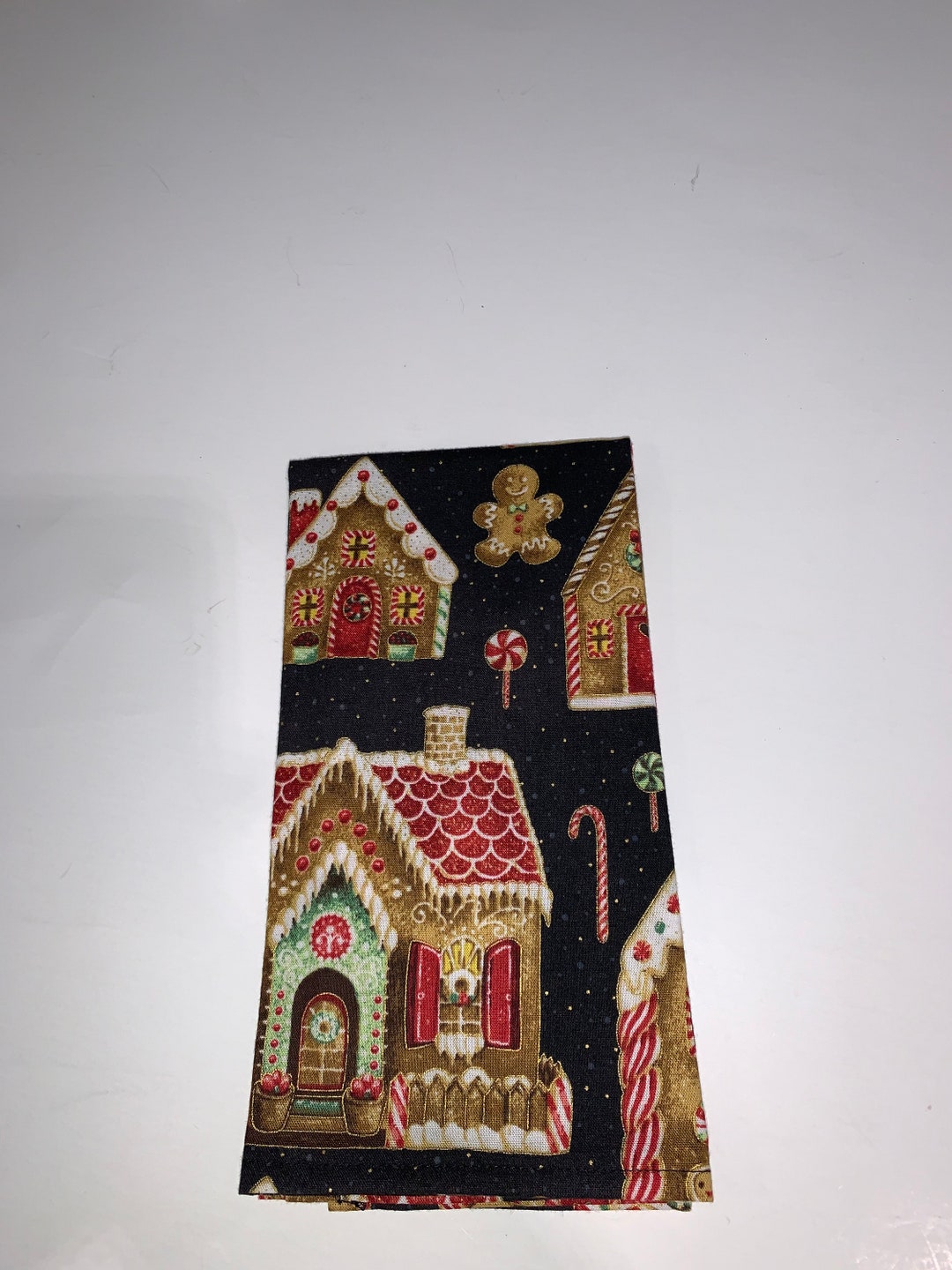 Gingerbread Houses Table Napkins Cloth Napkins Fabric - Etsy