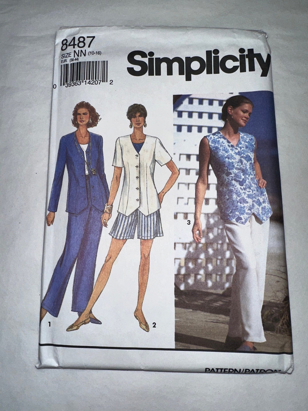 Simplicity Pattern 8487, Pattern, Uncut Pattern, Sewing Pattern, Fabric ...