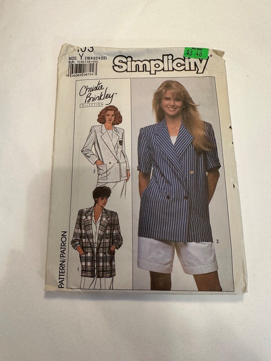 Sewing Pattern, Simplicity Pattern 9103, Plus Size Pattern, Ladies ...