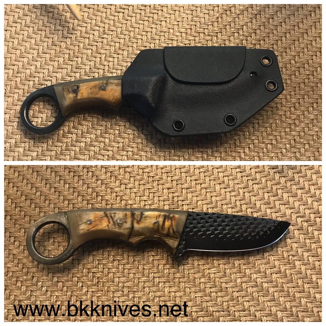 7-3/4" Rasp Knife With Pinky Hole - Etsy