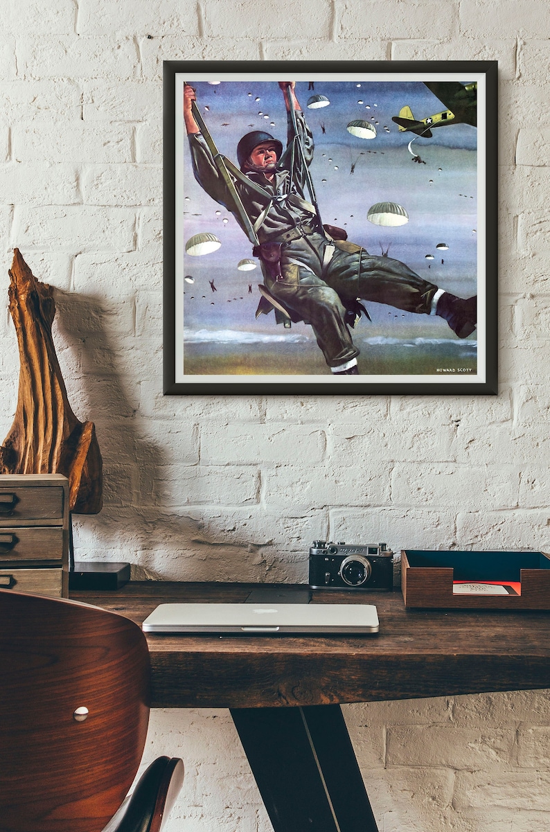 DIGITAL 1943 World War 2 Paratroopers US Army Airborne Division ...