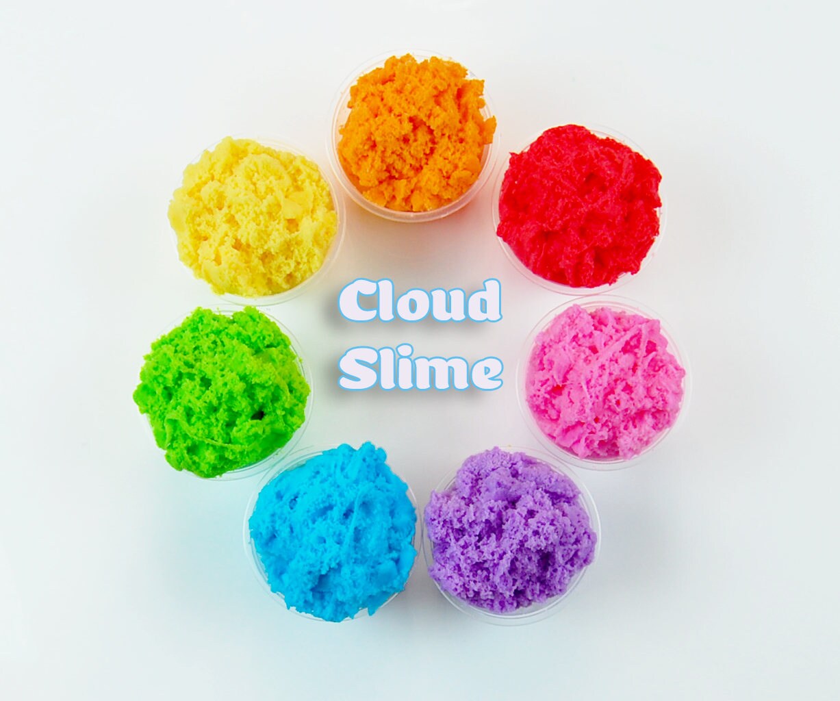 8oz Cloud Slime Scented Rainbows of cloud slime | Etsy