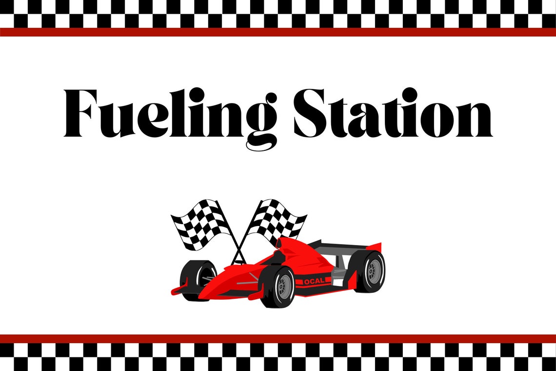 Race Car Theme PRINTABLE Birthday Markers - Etsy Canada