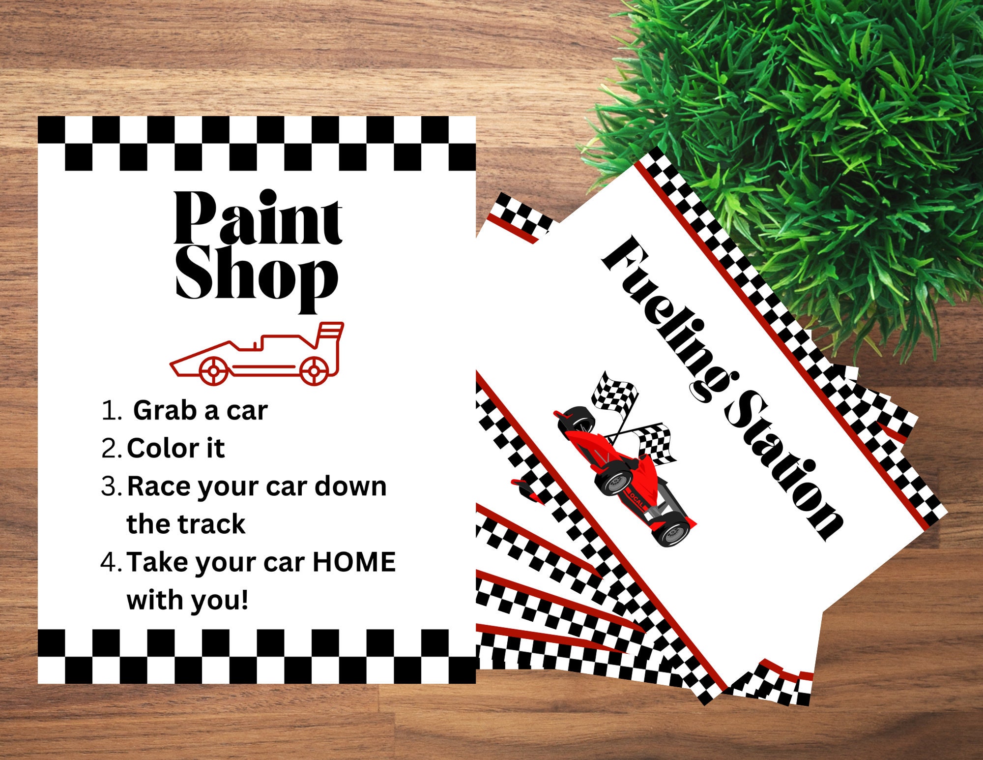 Race Car Theme PRINTABLE Birthday Markers - Etsy Canada