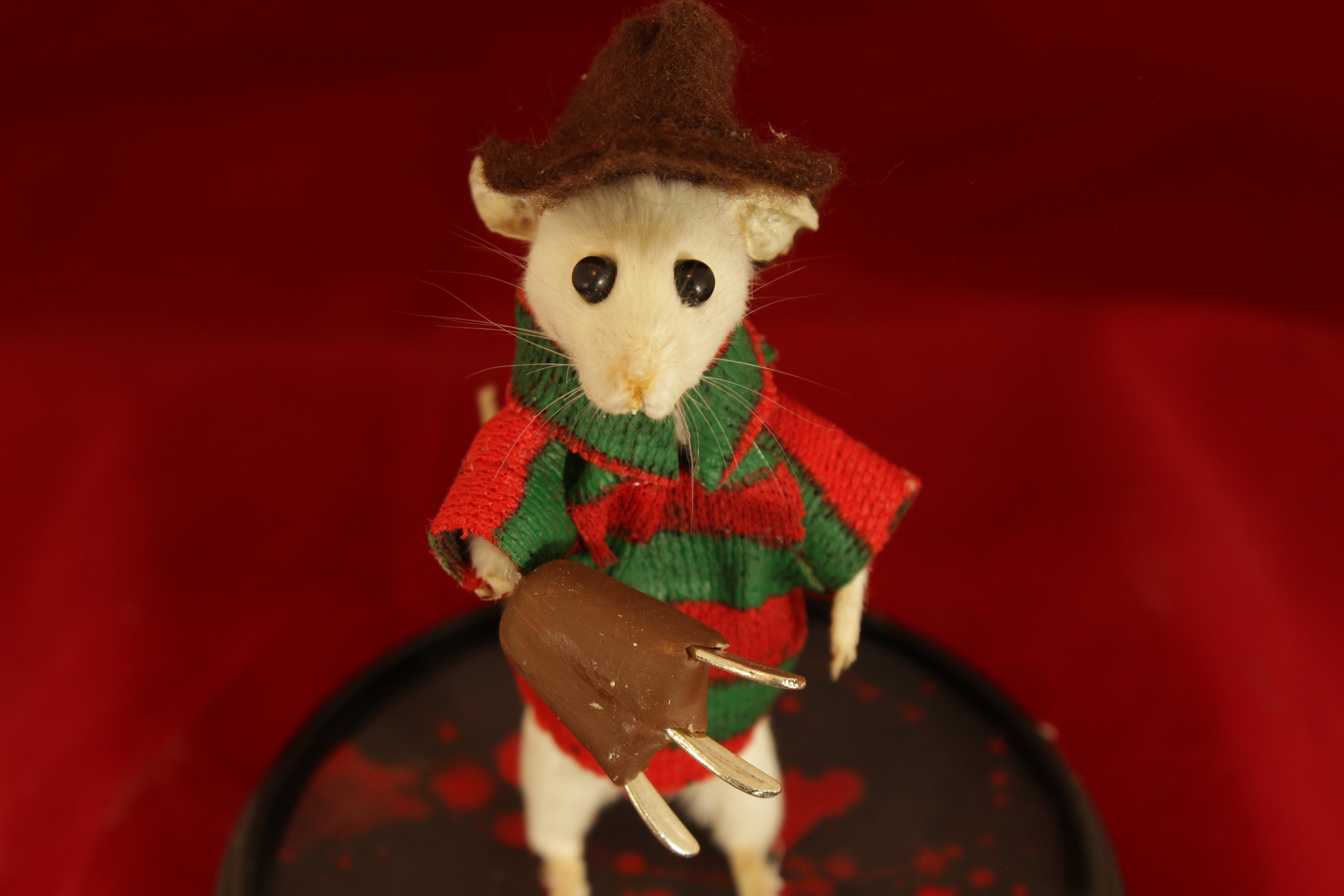 Mouse Taxidermy Art Freddy Krueger Cute Anthropomorphic Gaff - Etsy