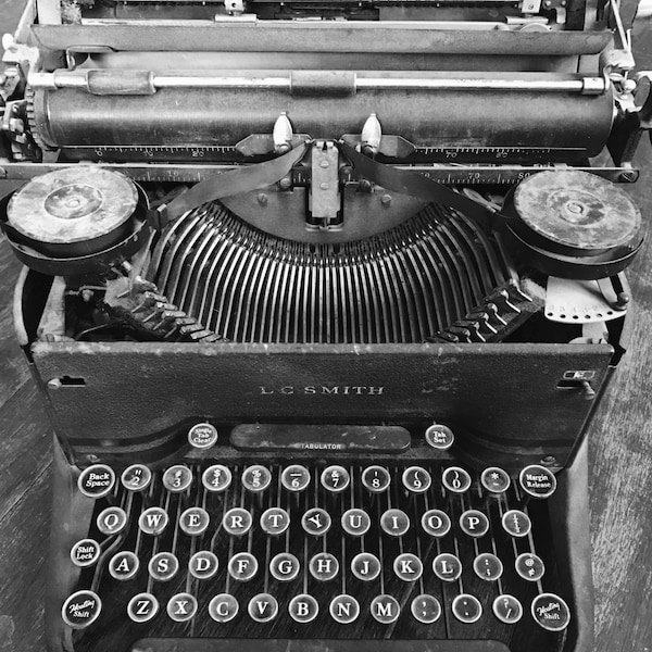 Typewriter Print - Etsy