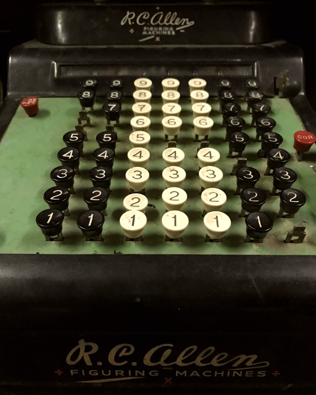 Industrial Printable Download R.C. Allen Figuring Machine Rustic ...