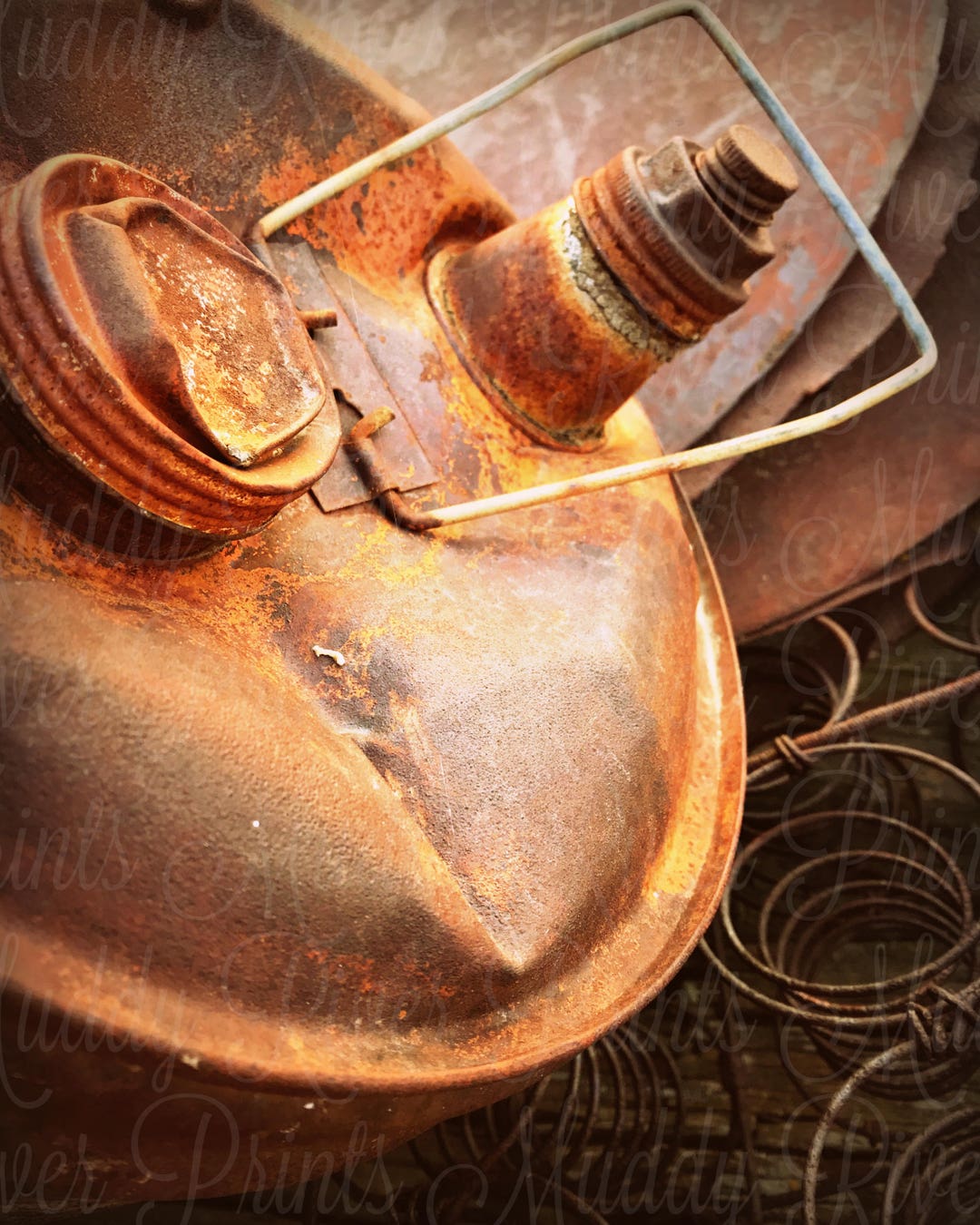 Rusty Gas Can Printable Download Rustic Americana Photography - Etsy