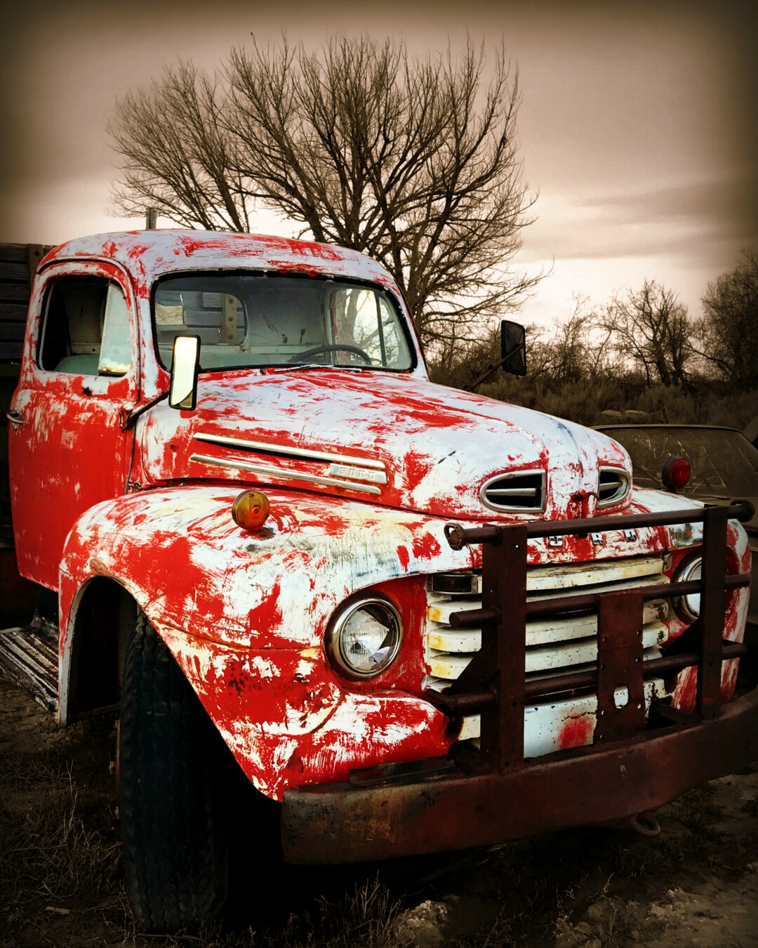 Red Farm Truck Printable Download Fine Art Photography Rustic Americana ...